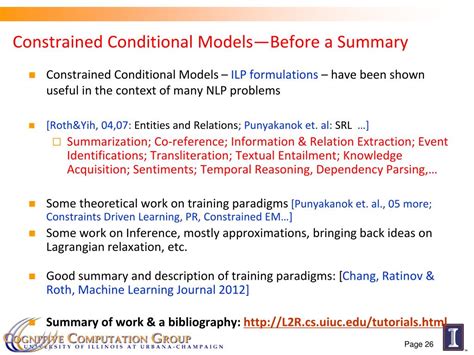 Ppt Constrained Conditional Models Towards Better Semantic Analysis