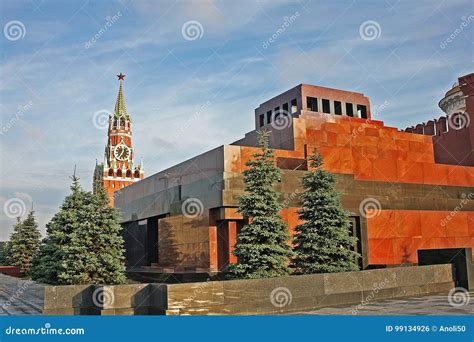 Lenin`s Mausoleum In Red Square In Moscow Russia Editorial Photo