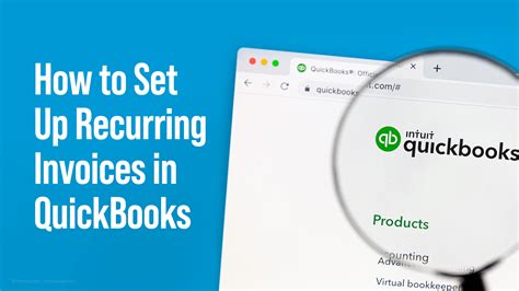Recurring Invoices In Quickbooks