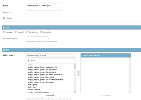 Contenttype Permission Needed For Api Users Issue Netbox Community Netbox Github
