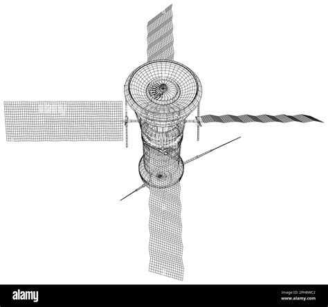 Satellite 3d Satellite Vector Illustration Wireless Satellite