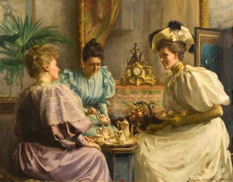 Victorian Tea Party Paintings
