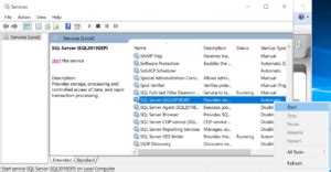 How To Restart SQL Server Or Reset MSSQL