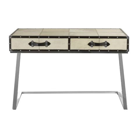 Kensington Light Hair On Hide Console Table — Hyndland Home