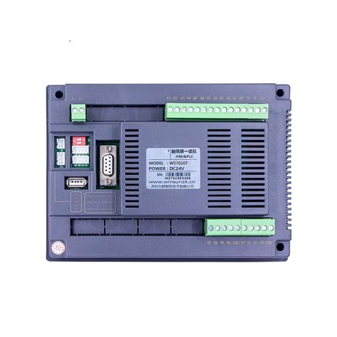 Ed276 7 Hmi Plc All In One Integrated Cpu Controller Touch Panel Dc24v Relay Output Digital
