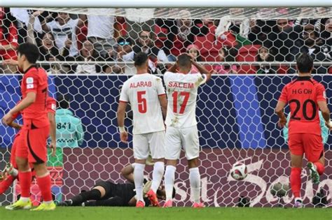 جام ملت های آسیا فرار کره‌جنوبی از شکست برابر اردن فوتبالی