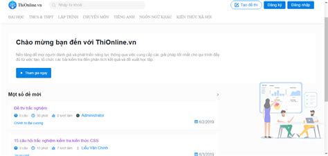 Đồ án website thi trắc nghiệm trực tuyến nodejs mysql