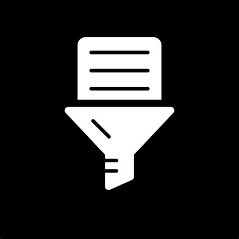 Data Filtering Vector Icon Design Vector Art At Vecteezy