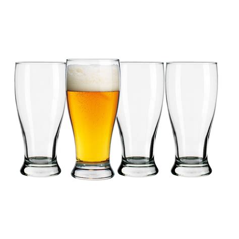 Set Of 4 Pilsner Glasses 1925oz