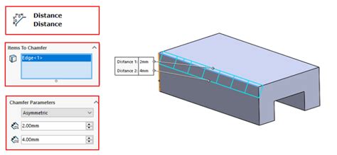 Cara Menggunakan Fitur Chamfer Part Di Solidworks