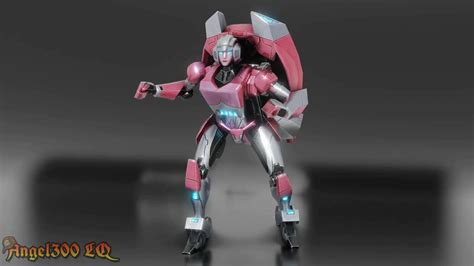 Arcee Transformation From Transformers Earth Wars In Blender Eevee R Transformersart