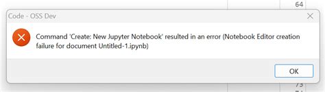 Create A New Jupyter Notebook Fails · Issue 148368 · Microsoftvscode · Github