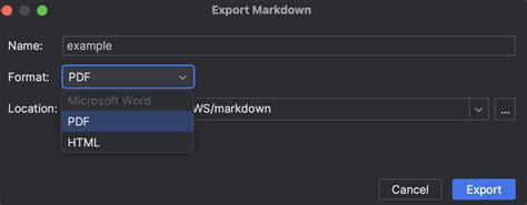 Markdown Webstorm Documentation