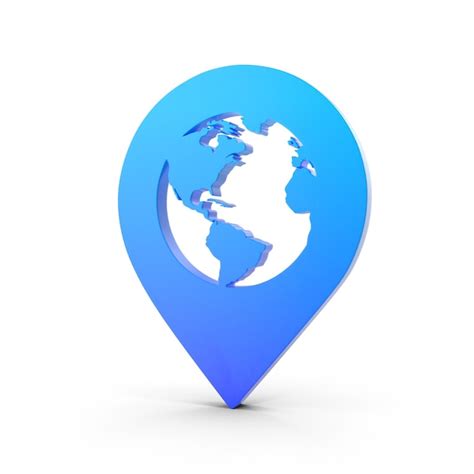 Premium Photo 3d Blue Map Pointer Location Map Icon Blue Texture Blue Location Pin Or