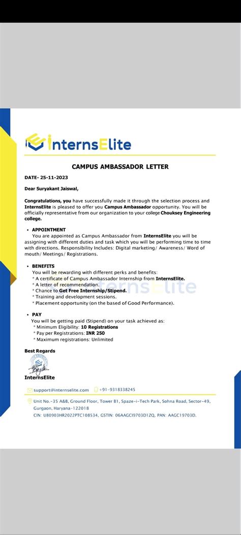 Suryakant Jaiswal On Linkedin Internsliteambassador Futureleaders