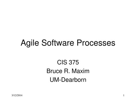 PPT Agile Software Processes PowerPoint Presentation Free Download ID