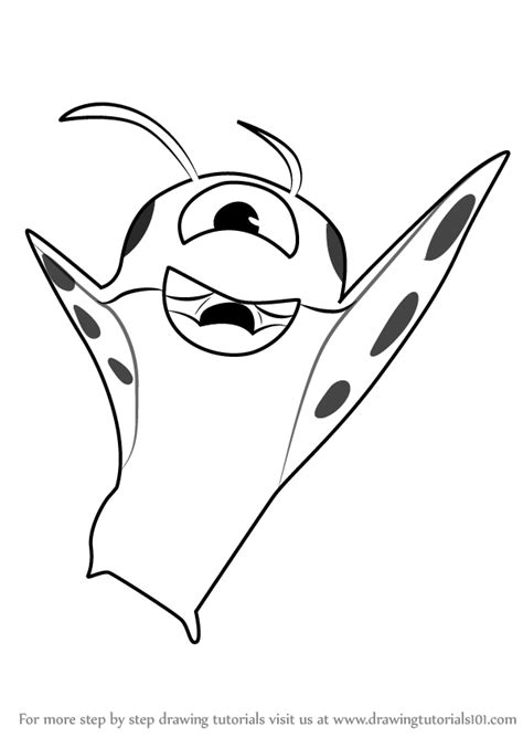 How To Draw Hoverbug From Slugterra Slugterra Step By Step