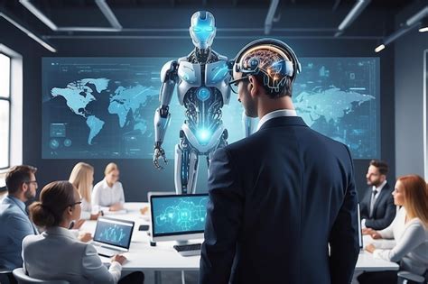 Premium Photo Ai Leadership Transforming Workforces With Deep Learning Technology