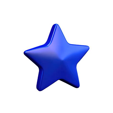 3d Floating Element Star Icon 25209087 Png