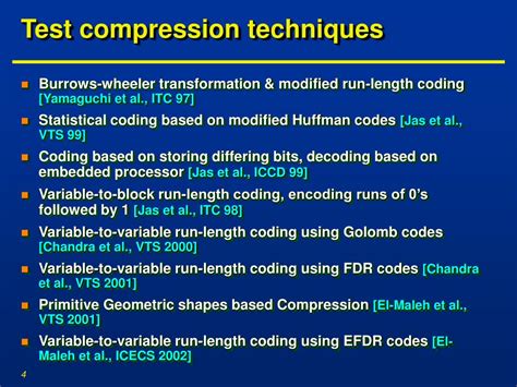 Ppt A Hybrid Test Compression Technique For Efficient Testing Of