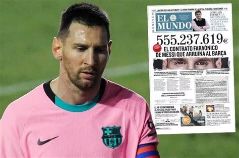 Lionel Messi Contract Leak Staggering Loyalty Bonus Management Clause And Barcelona Denial