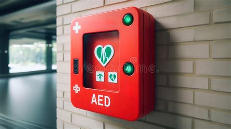 Automatic External Defibrillator Aed Generated Ai Stock Illustration Illustration Of Subway