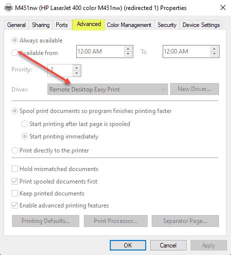 Setting Up Remote Desktop Easy Print 4sysops