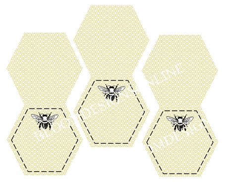 Bee Name Tags Free Printable