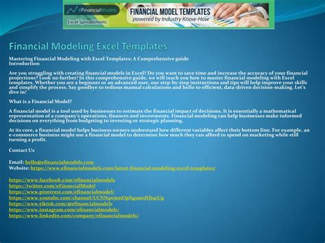 Ppt Financial Modeling Excel Templates Powerpoint Presentation Free Download Id12123714