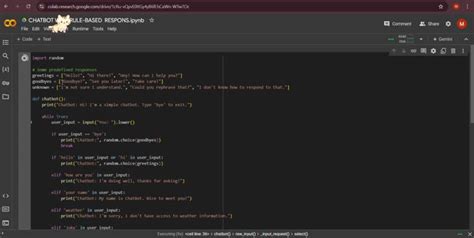Completed Rule Based Chatbot With Codsoft Monika K Posted On The Topic Linkedin