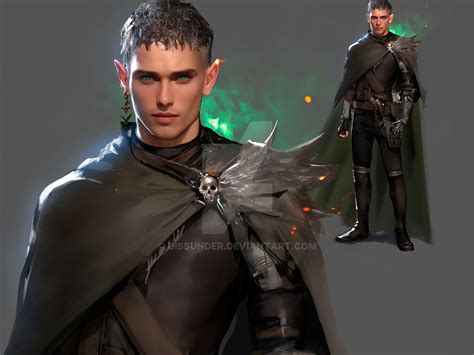 Half Elf Elf Warlock Sorcerer Mage Dnd Epic Art Hd By Dissunder On