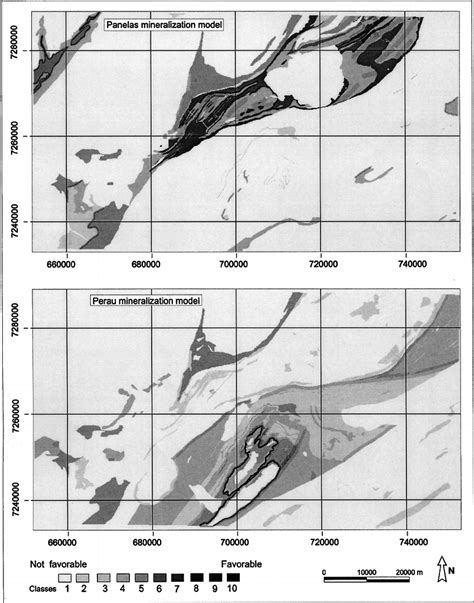 Favorability Maps—weighted Linear Combination Download Scientific Diagram