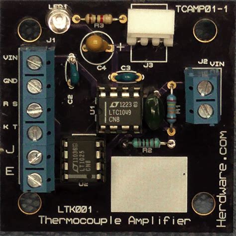 Tutorial On Thermocouple Amplifier Embedded Lab