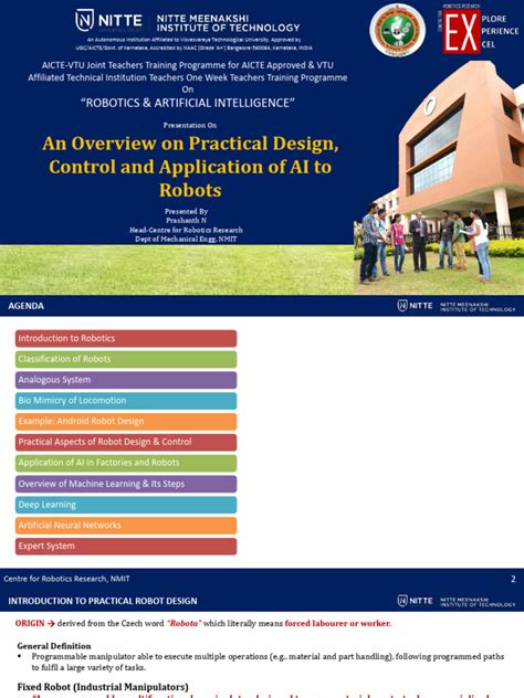 Practical Aspect Of Robot Design Control And Application Of Ai Pdf Machine Learning