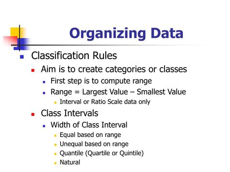 Ppt Organizing And Presenting Data Powerpoint Presentation Free Download Id6989259