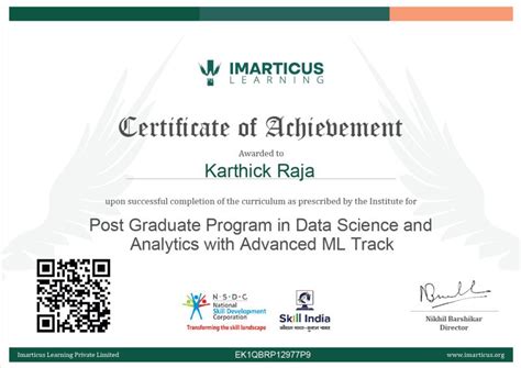🎉 I Am Thrilled To Share That I Have Successfully Completed My Post Graduate Program In Data