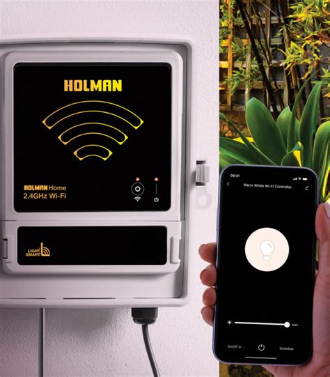 Warm White Wifi Garden Light Controller Holman Industries
