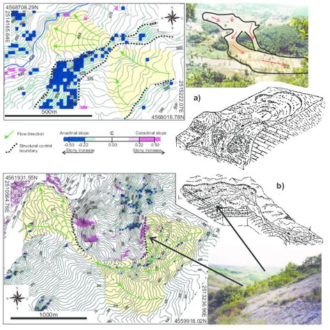 Structural Control On Landslides In Yellow Related To Tc Sequences Download Scientific