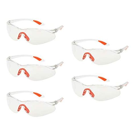 Yaavaaw 5 Pack Clear Safety Glassessafety Protection Glasses Eyewear