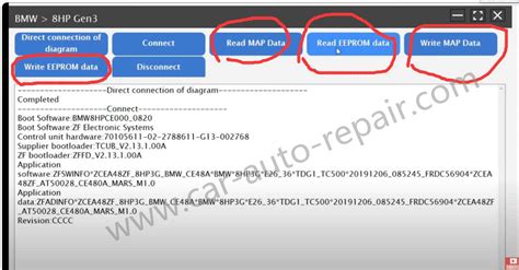 Bmw Tcu 8hp Gen3 Read Write By Launch X431 X Prog3 Auto Repair Technician Home