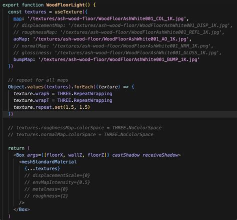 My Texture Mapped Floor Is Too Glossy Questions Three Js Forum
