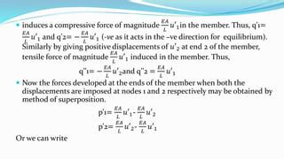 Stiffness Matrix Computer Aided Design PPTX Physics Science
