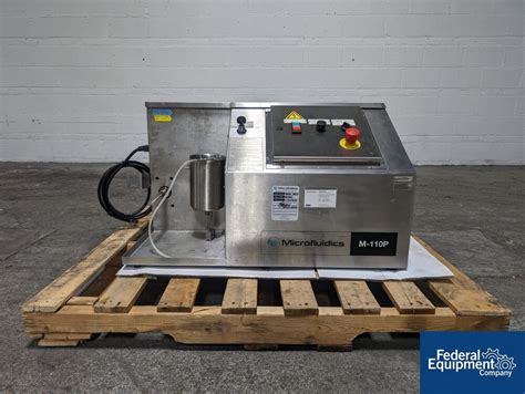 Microfluidics M 110p Microfluidizer Federal Equipment Company