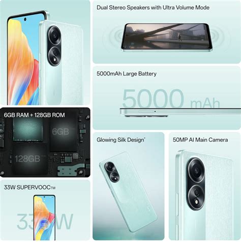 Oppo A58 4g With 672″ Fhd Display 50mp Dual Camera And 33w Fast
