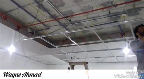 Дүүжин тааз угсрах барилга доторзасал тааз By Метал тааз Плита Лампир