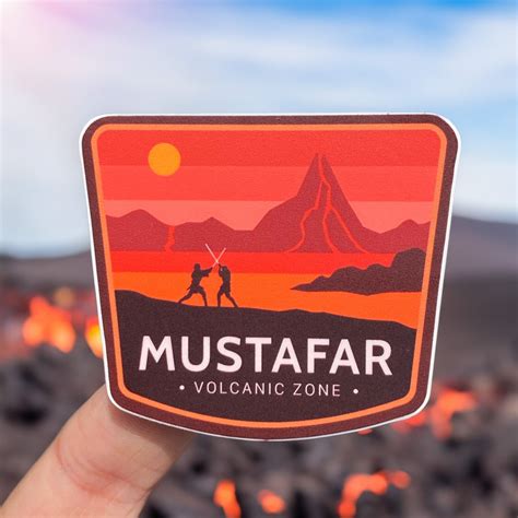 Mustafar National Parks Sticker Wish Upon Magic