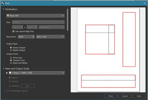 Print As Rhino PDF Scale 1 1 Failed Rhino McNeel Forum
