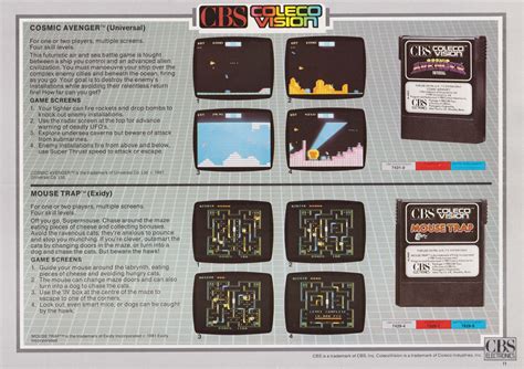 Atari 2600 Vcs Mouse Trap Scans Dump Download Screenshots Ads Videos Catalog