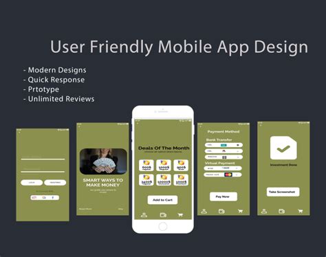 Do Interactive Mobile App Design And Clickable Prototypes In Figma By Farahhamza Fiverr