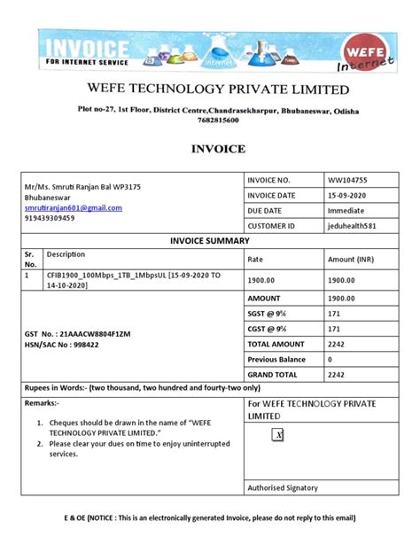Wefe Bill Pdf